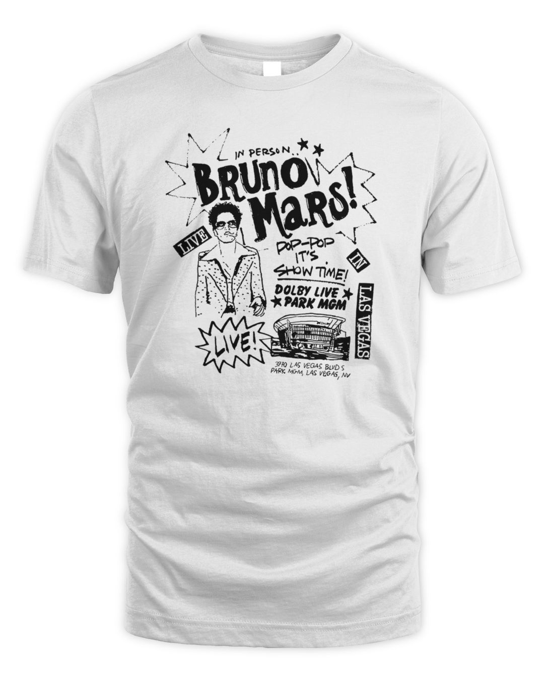 Bruno Mars Live Shirt Bruno Mars Merch