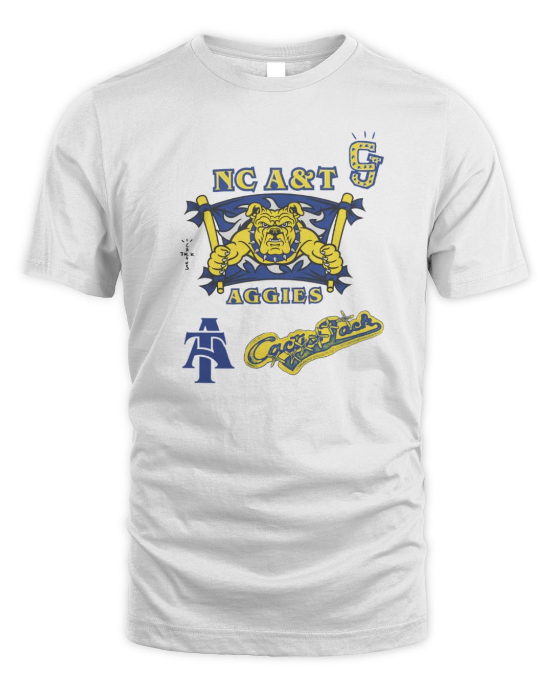 Travis Scott College Merch Cactus Jack Nc A&T University Merch Shirt