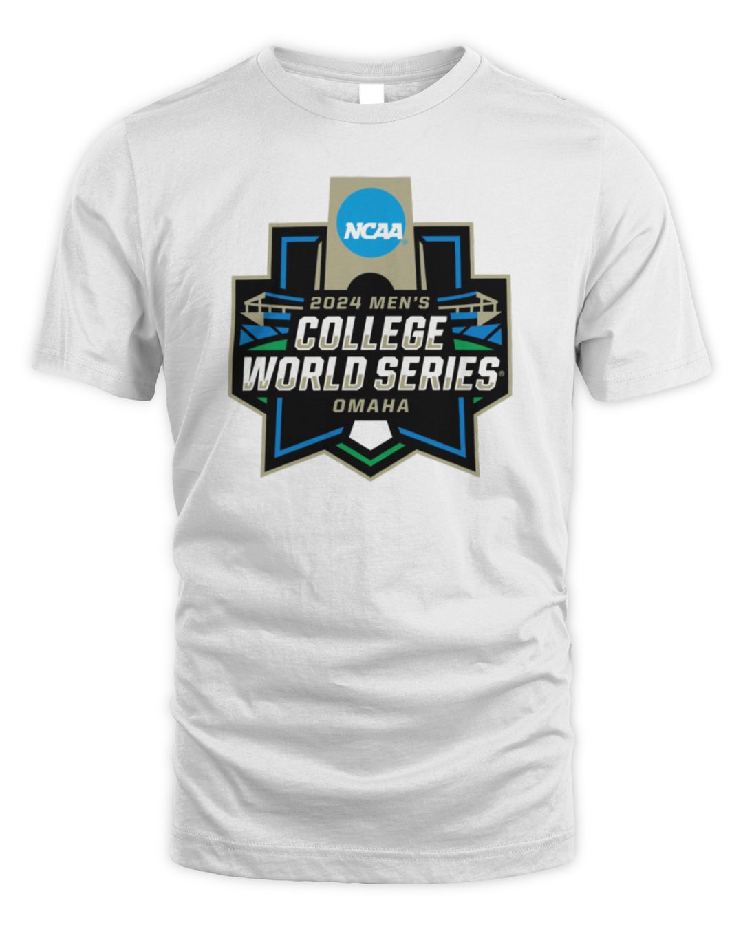 2024 Ncaa Men's College World Series Omaha Logo T-Shirt