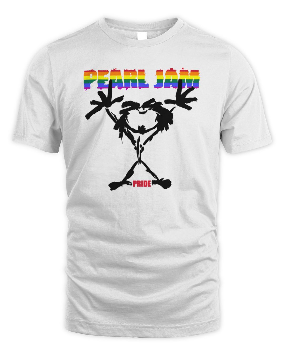 Pearl Jam Merch Store 2024 Pride Stickman T-Shirt