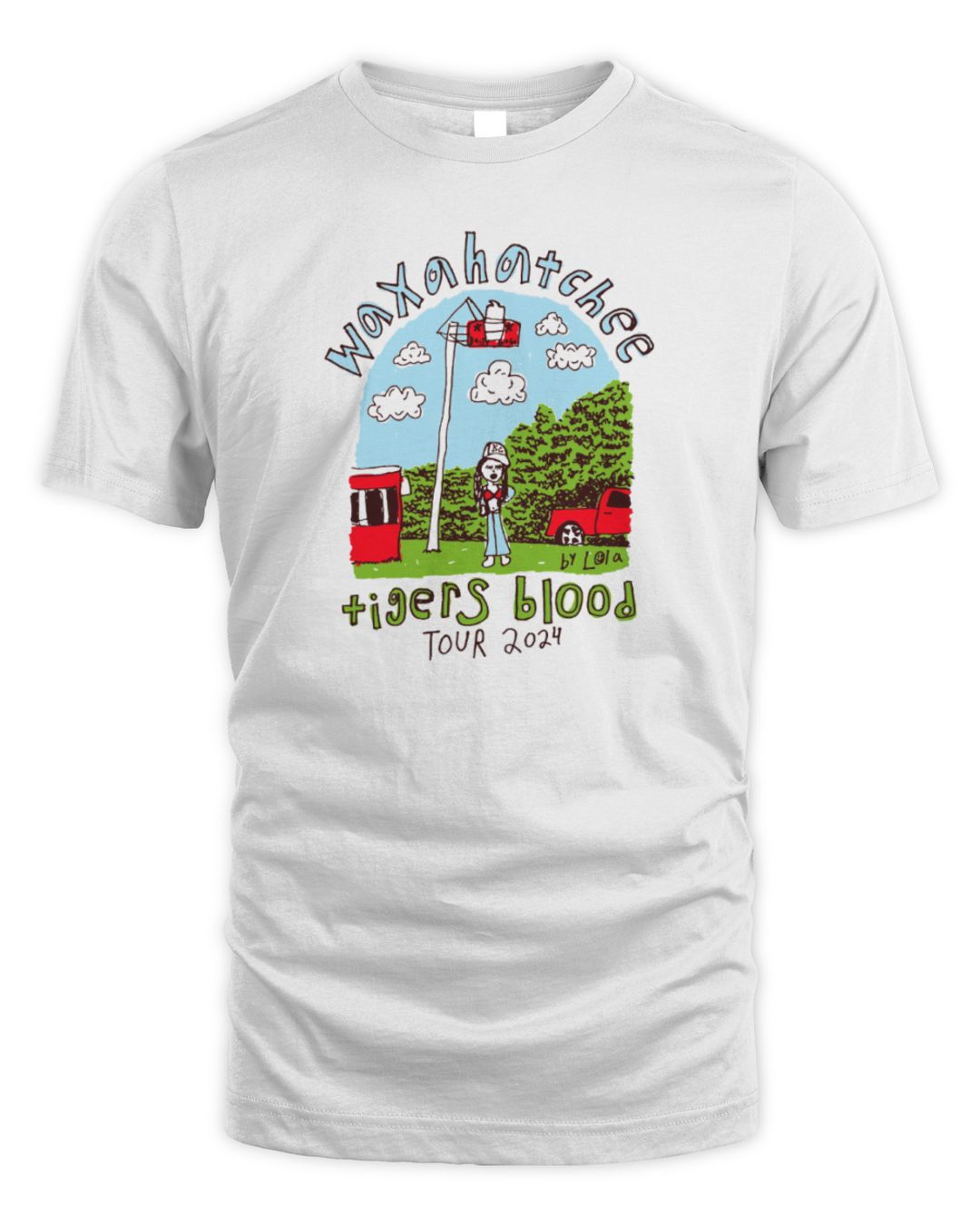 Waxahatchee Merch Store Tigers Blood Tour 2024 T-shirt