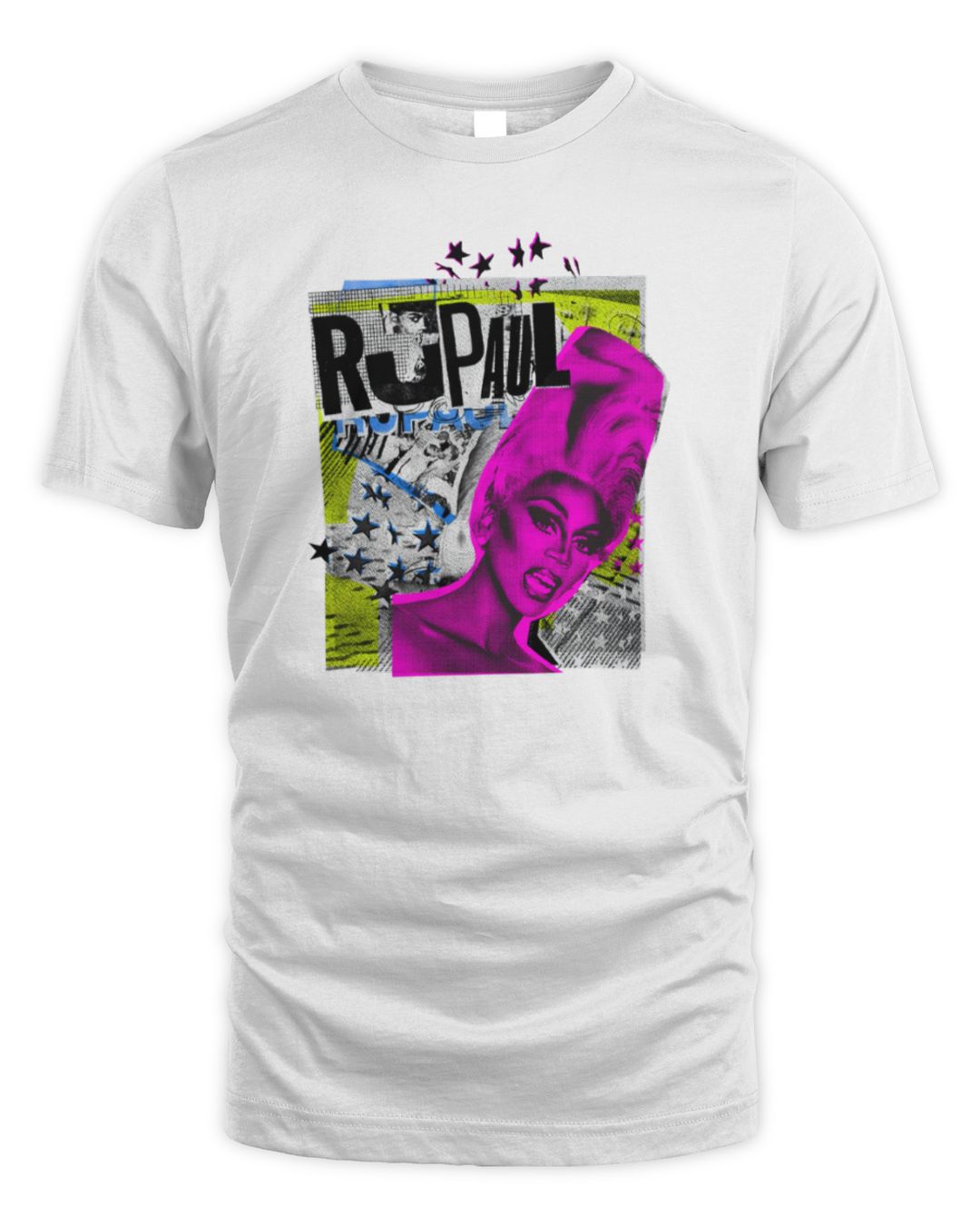 Rupaul Merch Store Comic Collage Tee Shirt