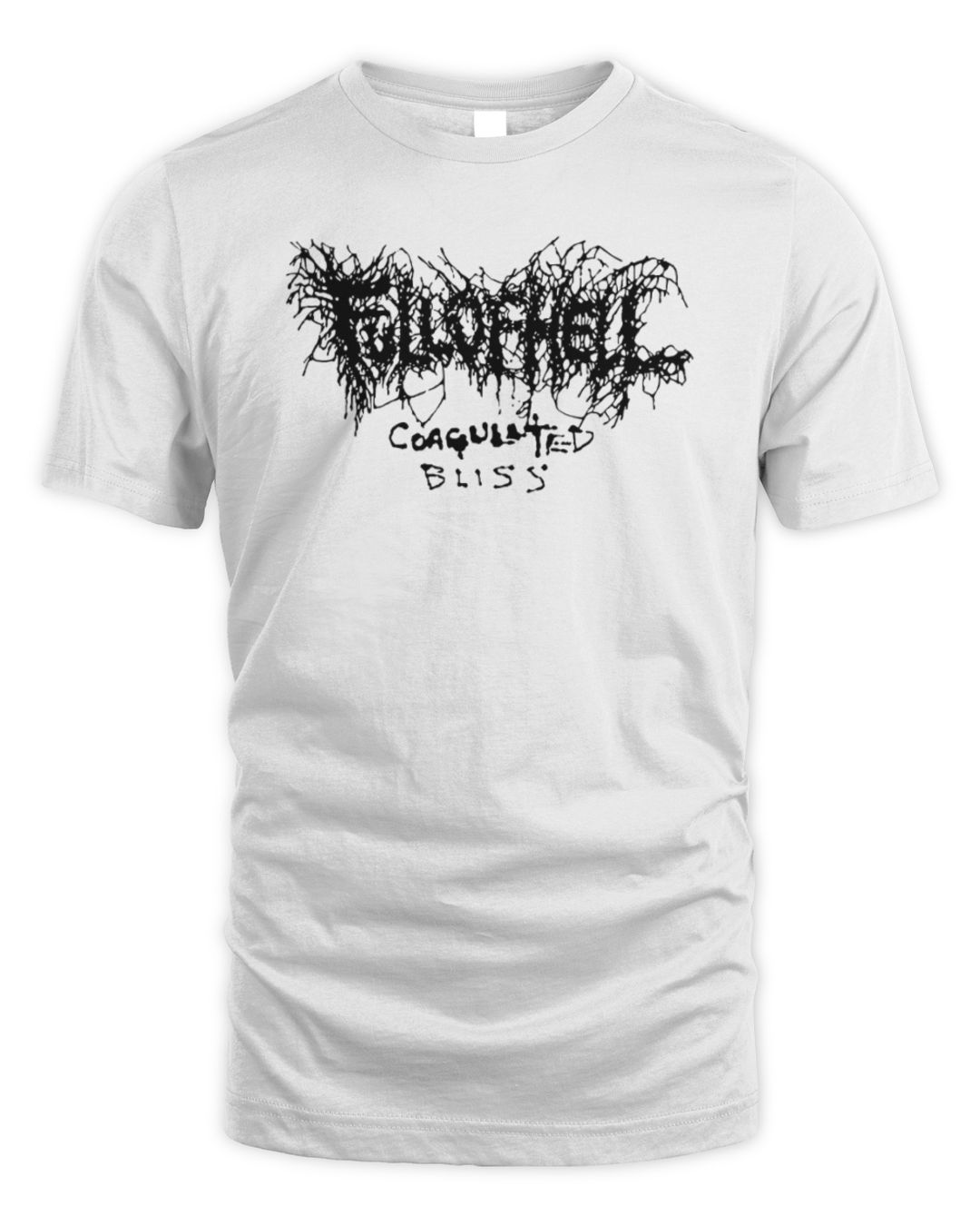 Full Of Hell Band Merchandise Coagulated Bliss Logo T-shirt