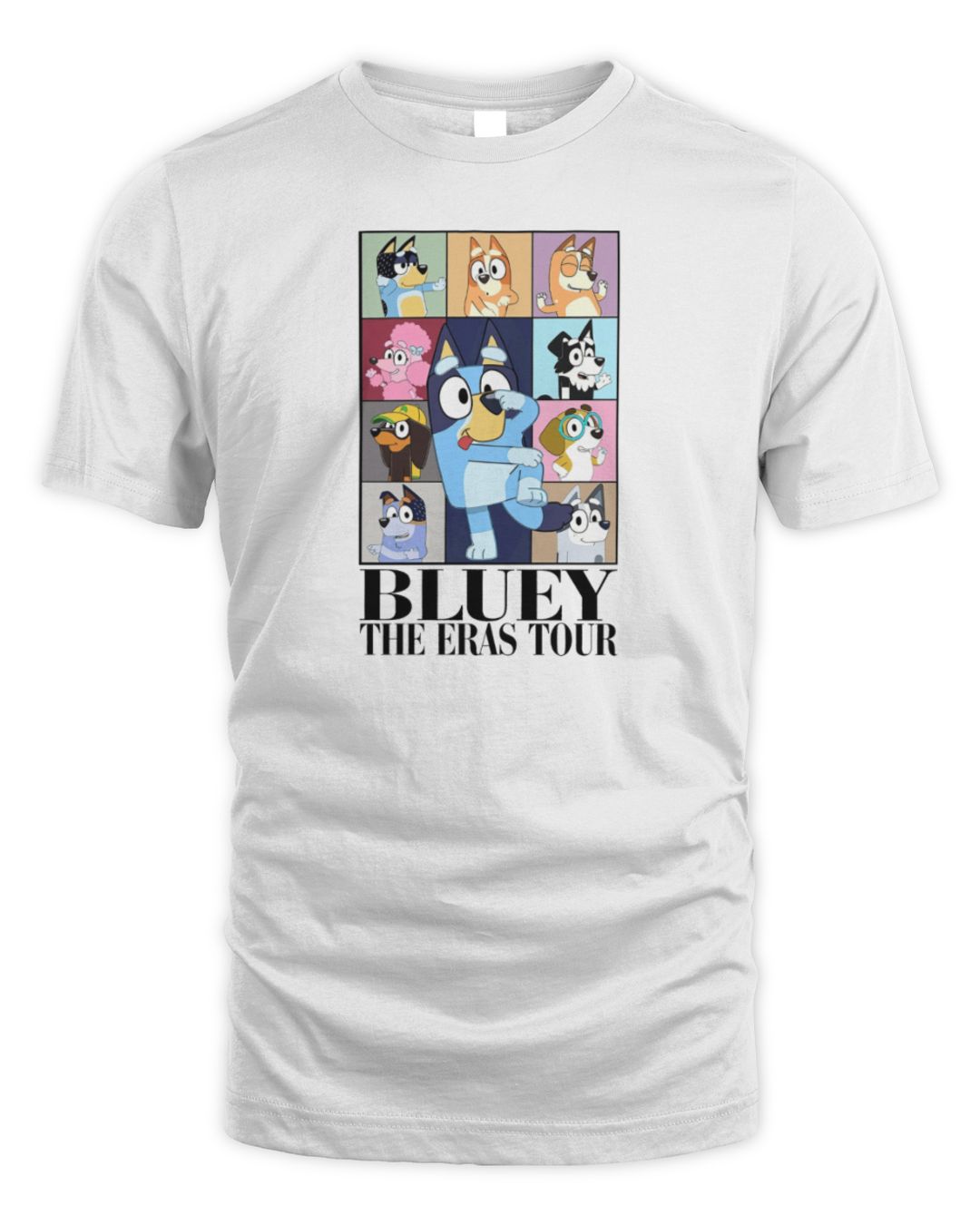 Bluey Merch Bluey Eras Tour T Shirt | Vecge