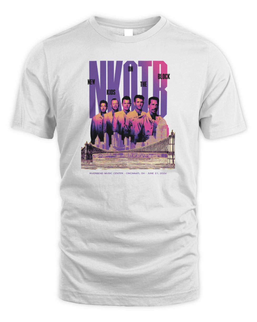 New Kids on the Block Merch Cincinnati Event T-Shirt