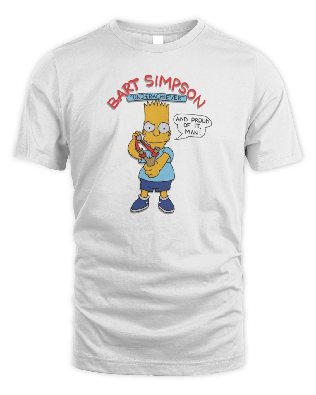 Wyco Vintage Merch 1989 The Simpsons Bart Simpson Underachiever Hoodie ...