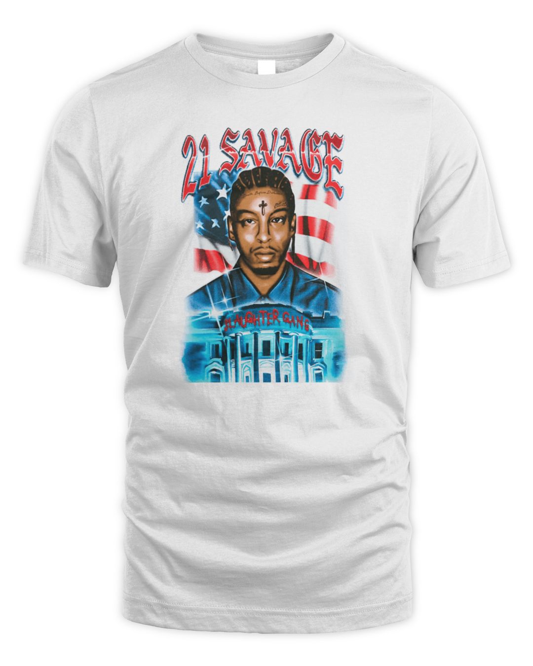 American Dream 21 Savage Merch Airbrushed Dated 2024