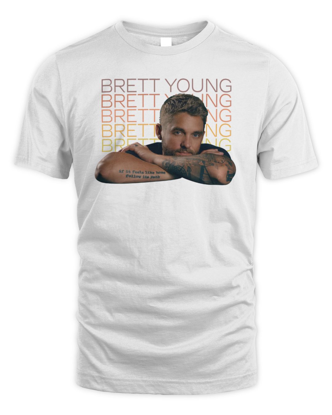 Brett Young Merch 2024 Summer Tour T Shirt