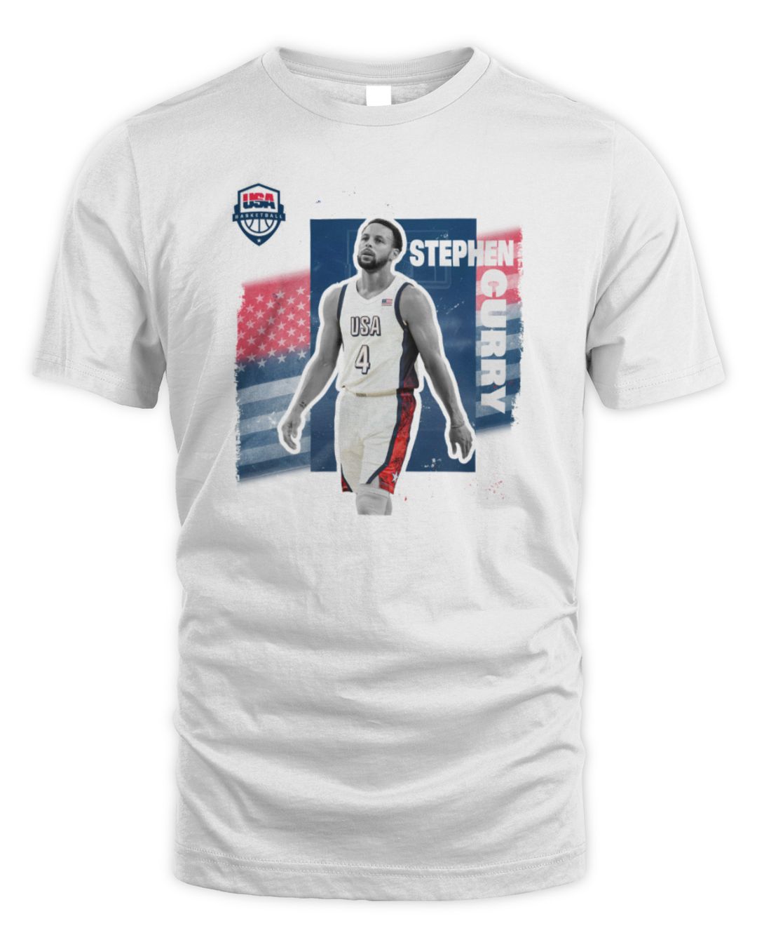 USA Olympics Basketball Merch Stephen Curry 2024 Summer Olympics Player ...