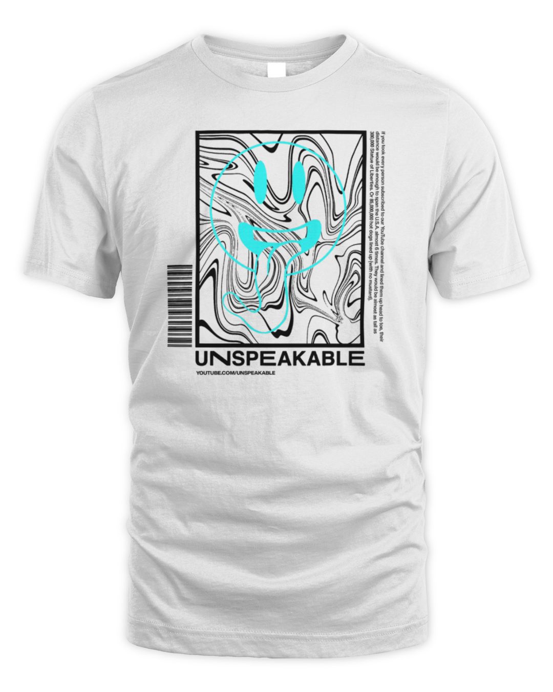 Official Unspeakable Merch Smiley Swirl T-shirt