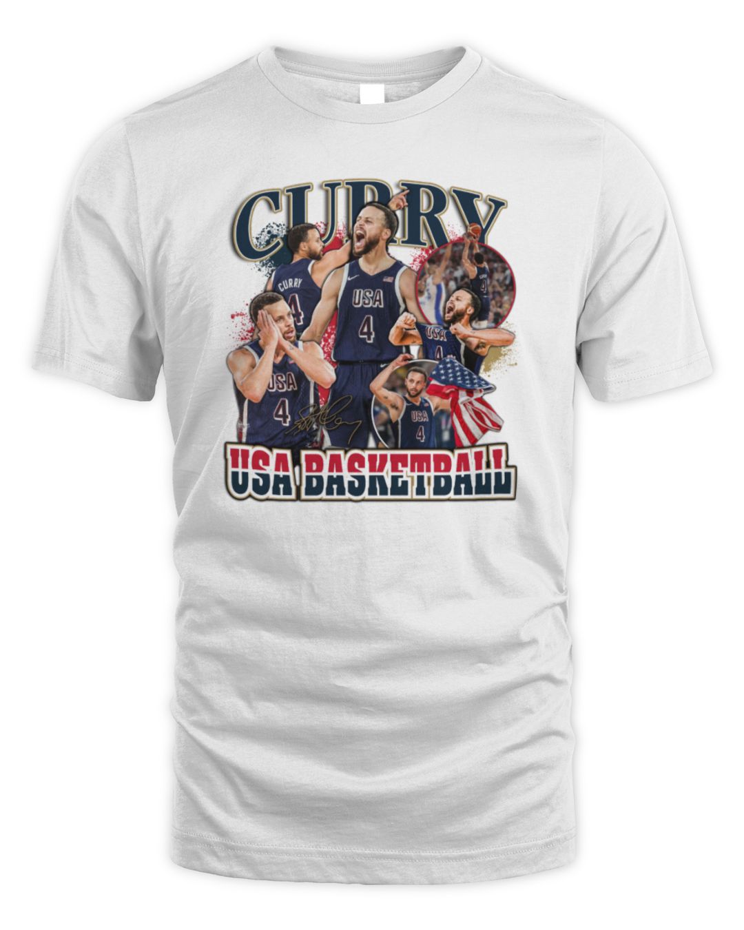 Team USA Basketball Merch Stephen Curry USA Basketball Gold Medal ...