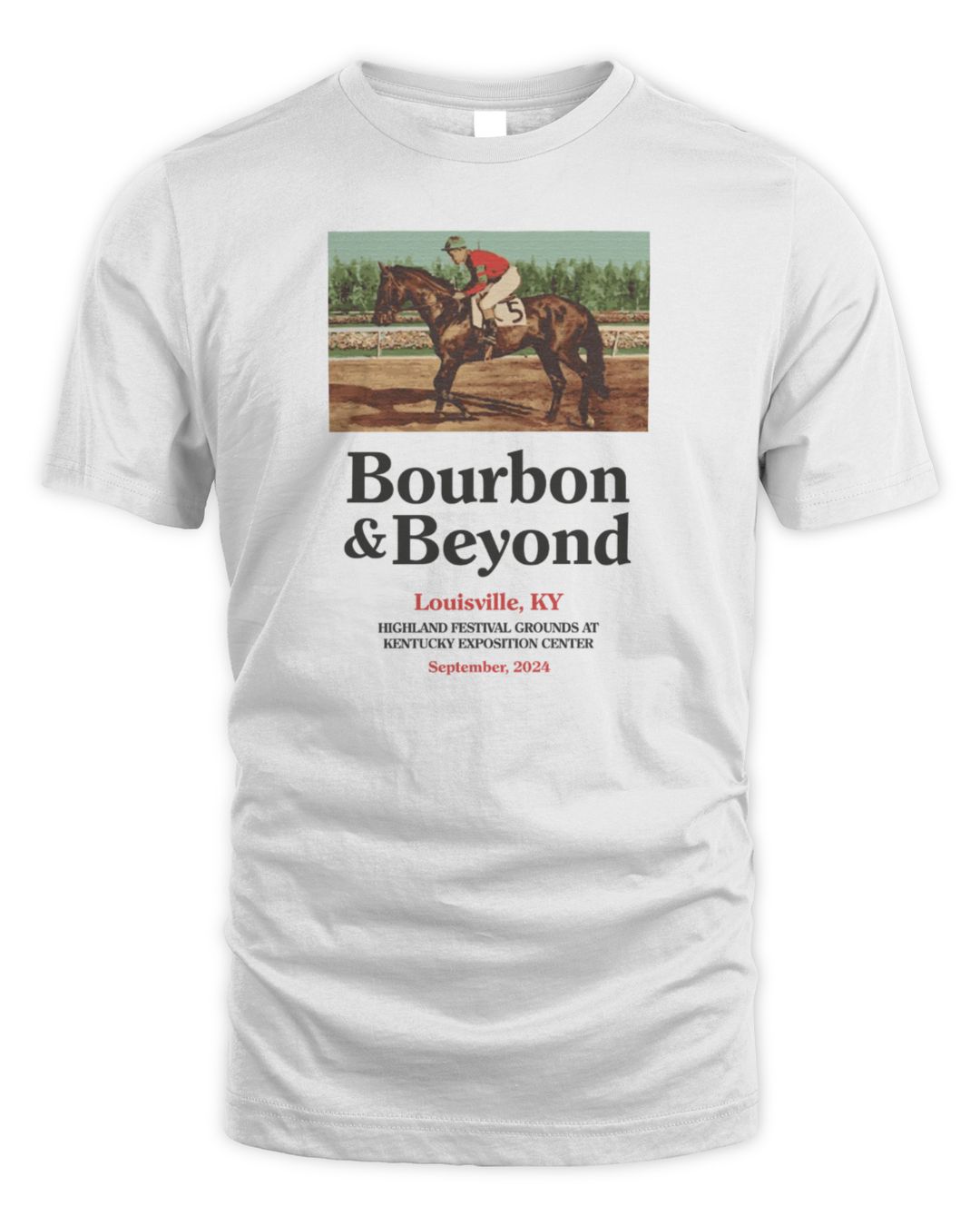 Bourbon And Beyond Festival Merch 2024 Horseback T-Shirt