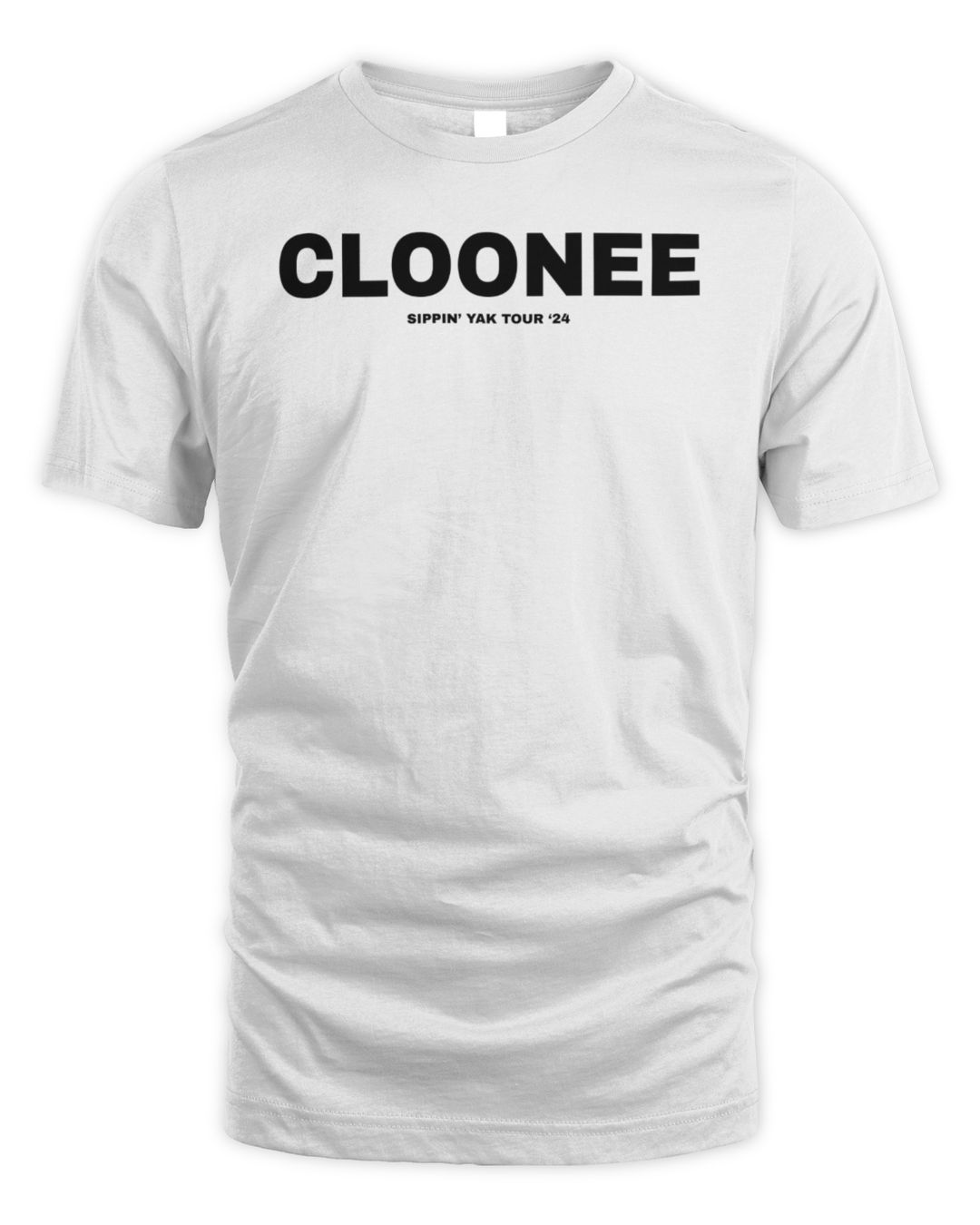 Official Cloonee Merch Sippin' Yak Spring 24 Tour T Shirt