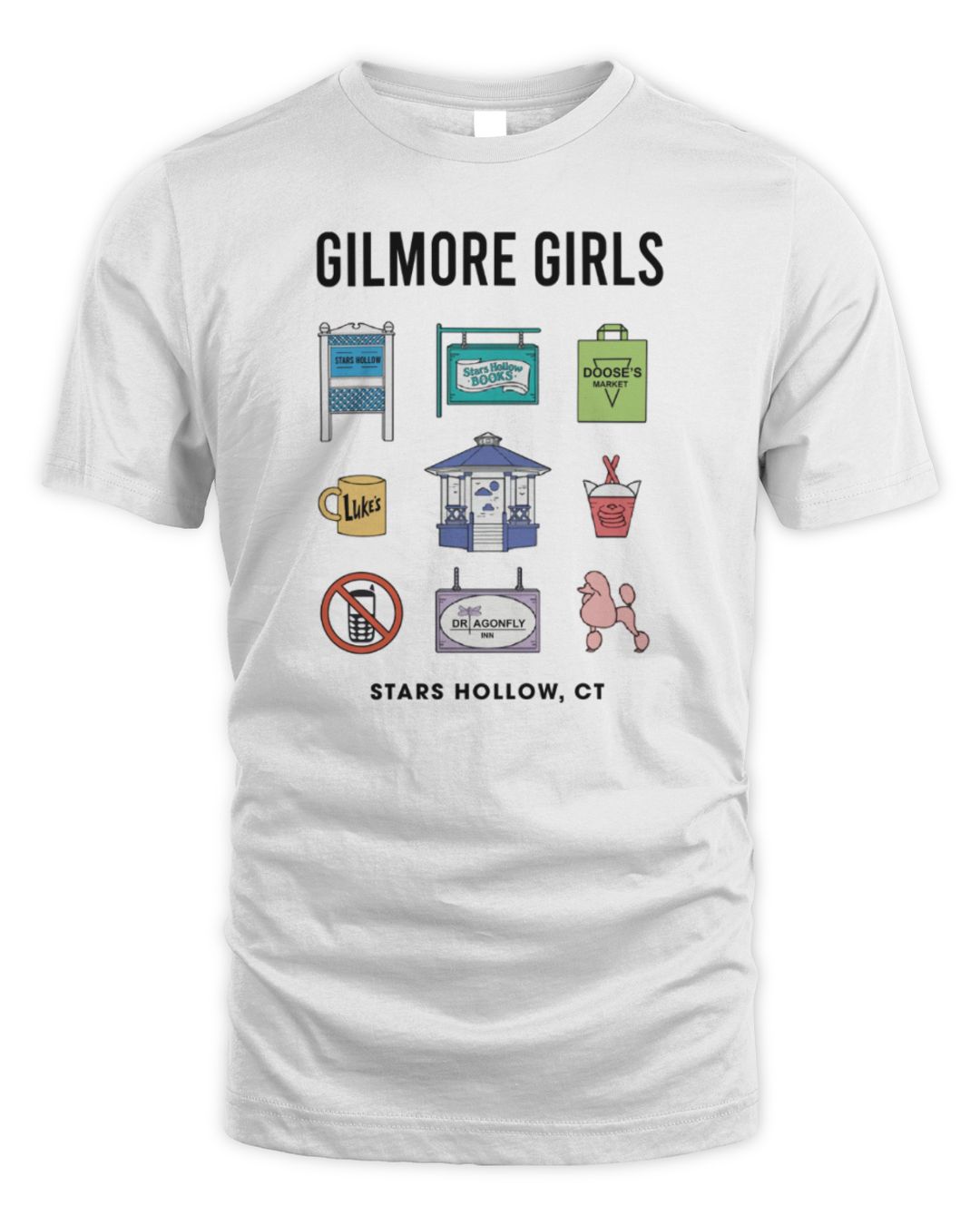 Gilmore Girls Official Store Stars Hollow Icons Hoodie