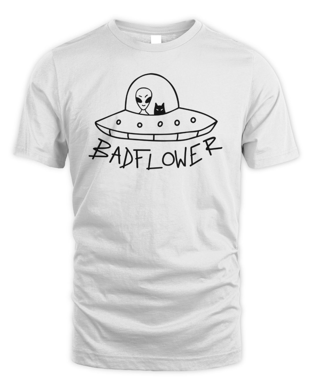 Shop Badflower Merch Alien Cat 2024 No Place Like Home Tour T-Shirt