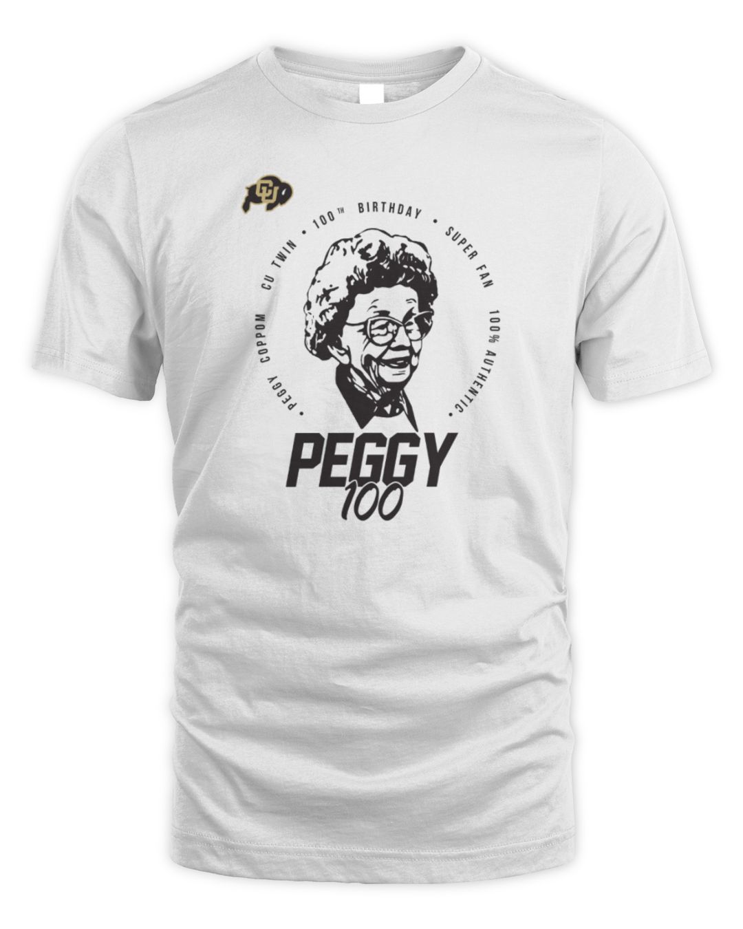 Peggy Coppom Cu Twin 100Th Birthday Super Fan Peggy 100 Shirt