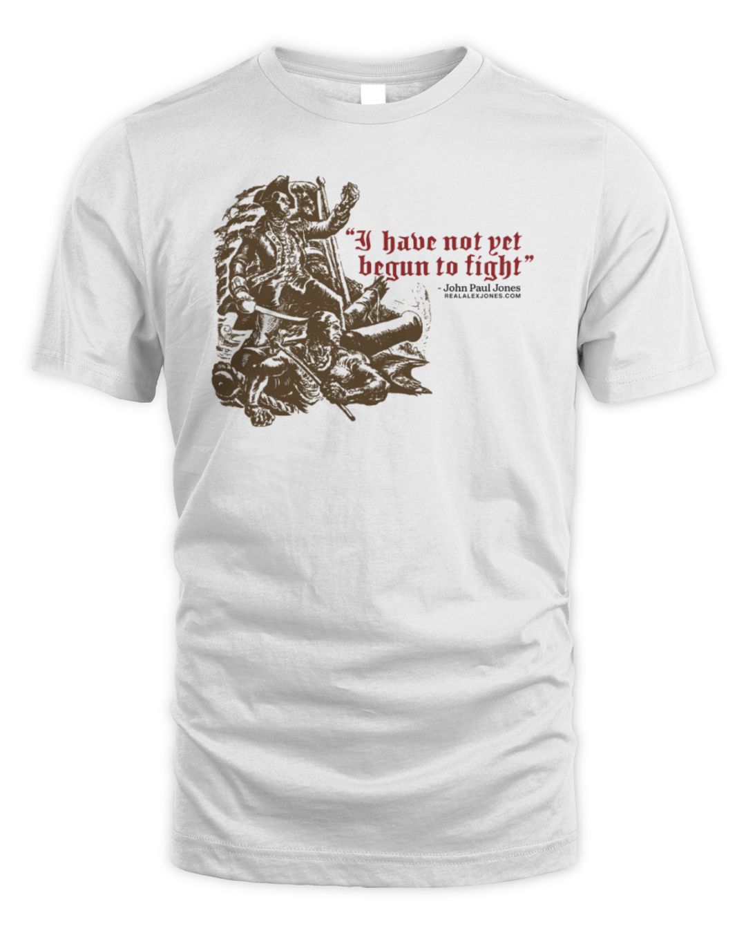 Official The Alex Jones Store John Paul Jones Fight T-Shirt
