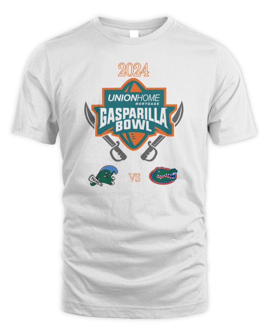 Florida Gators vs Tulane Green Wave 2024 Gasparilla Bowl Shirt