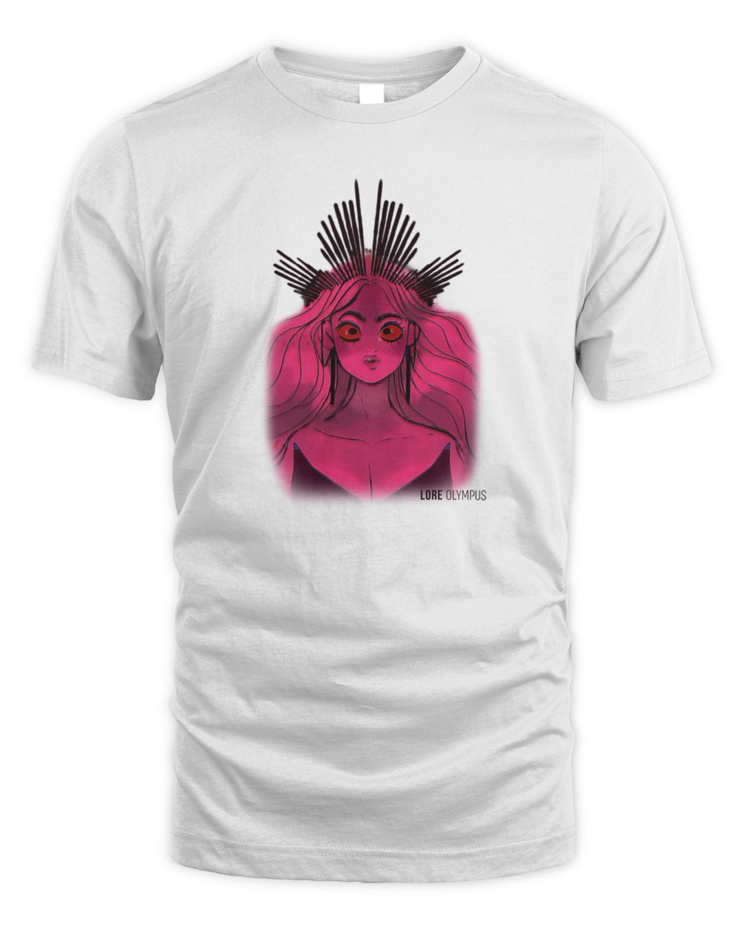 Lore Olympus Merch Persephone Crown Boyfriend Fit Girls T-Shirt