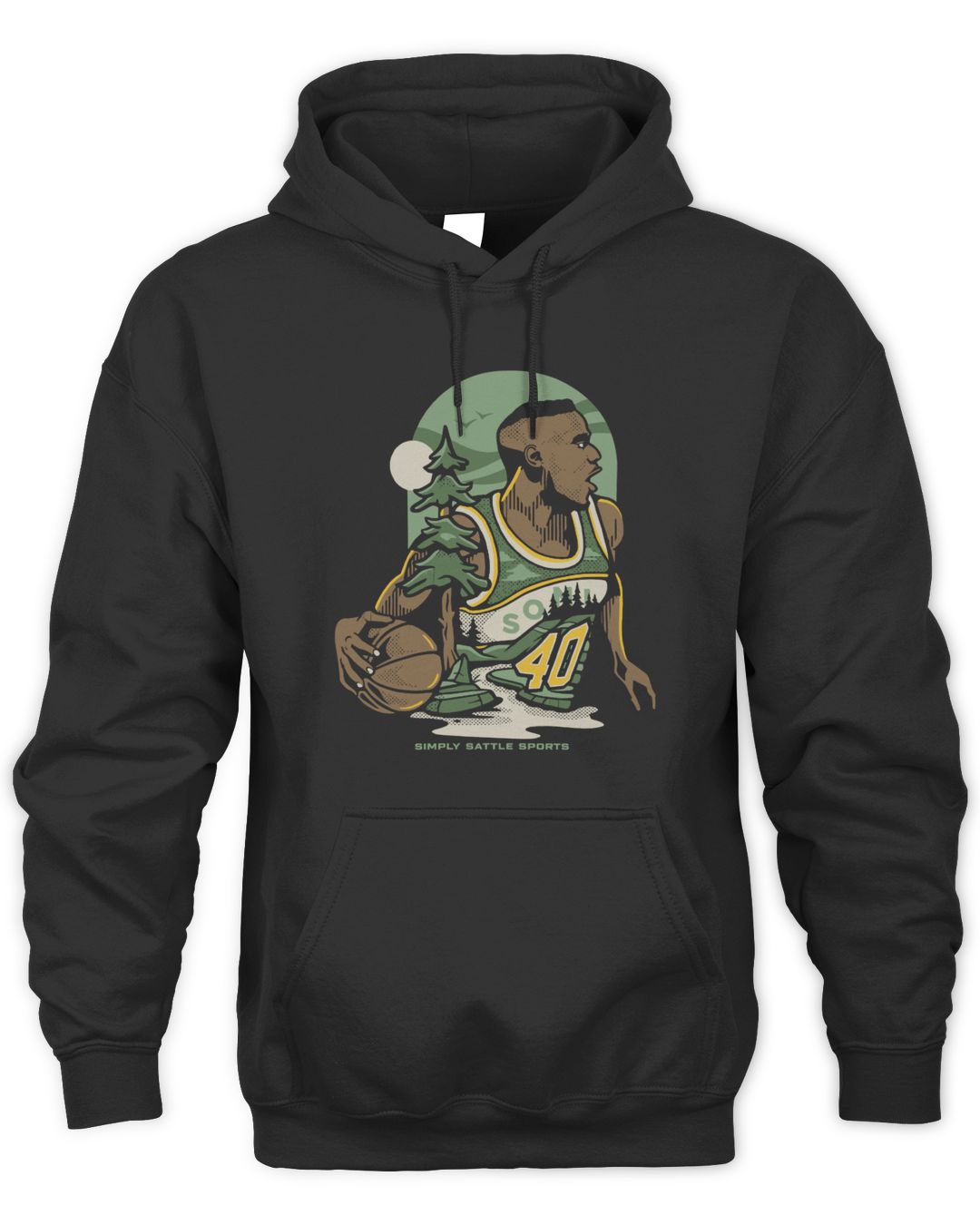 Seattle SuperSonics Shawn Kemp Pnw Legend Hoodie | Vecge