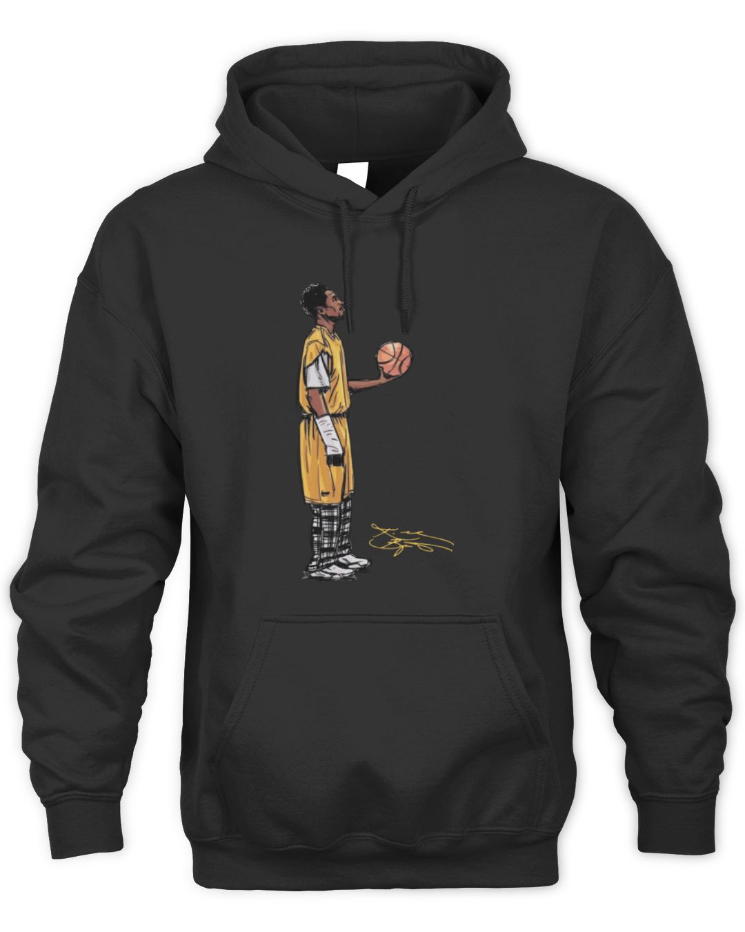 Kobe Bryant Iconic Cast Artwork Hoodie