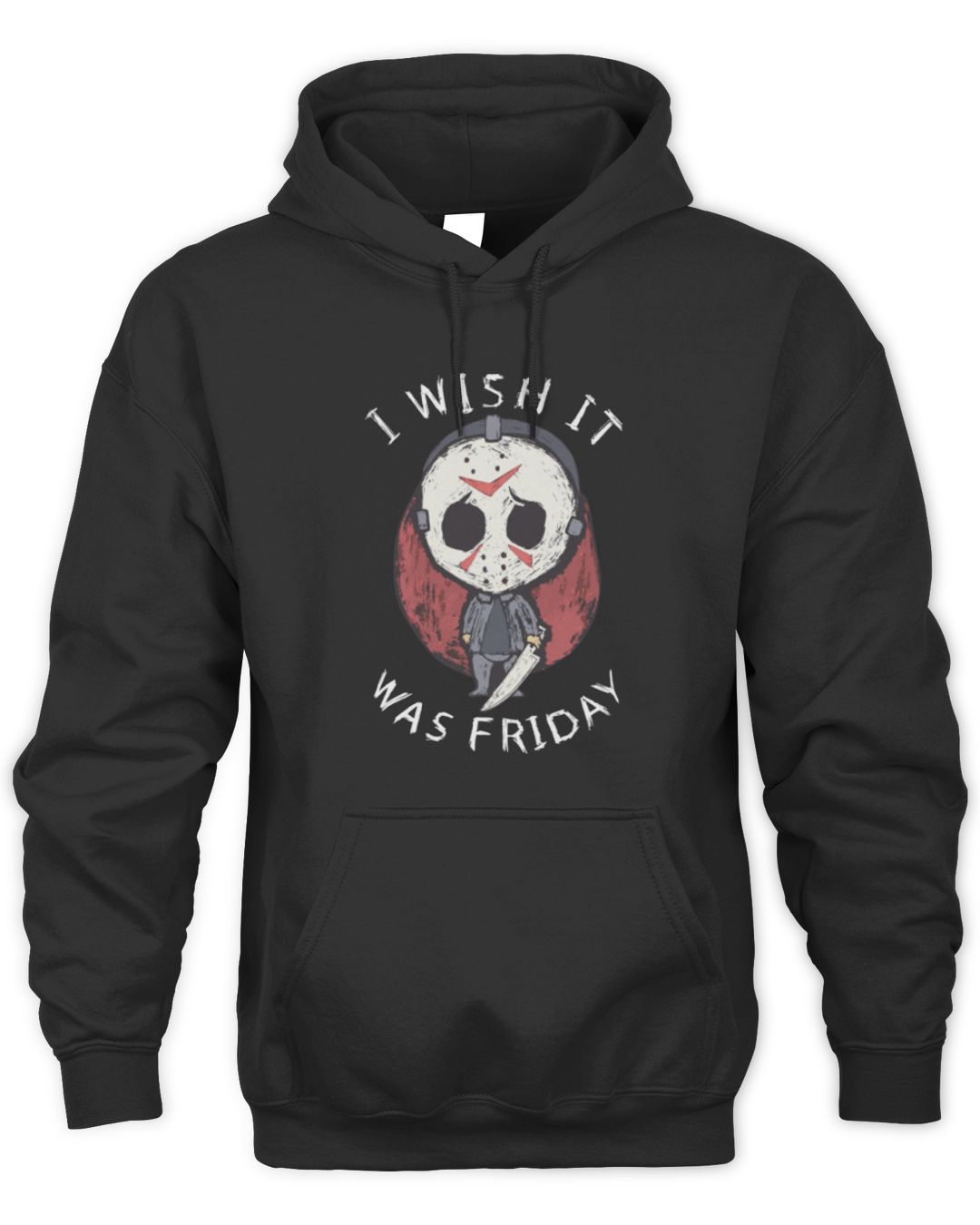 Spirit Halloween Merch I Wish It Was Friday Jason Voorhees Hoodie