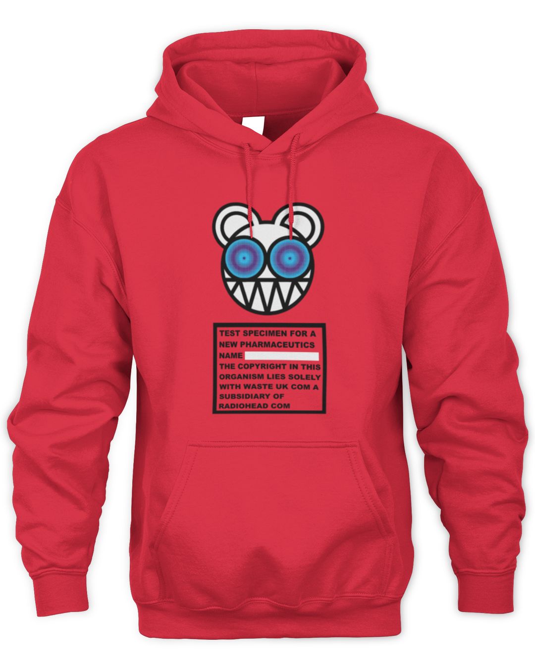 Radiohead Merchandise Test Specimen Hoodie