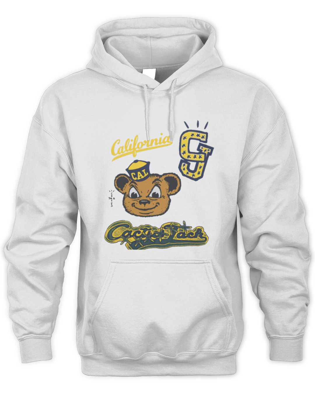 Travis Scott College Merch Cactus Jack Cal Golden Bears Merch Hoodie