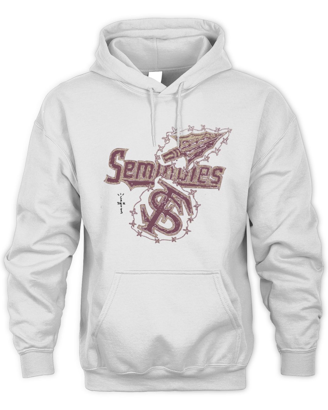 Travis Scott College Merch Cactus Jack Fsu Merch Hoodie