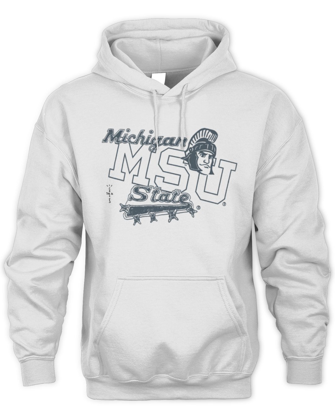 Travis Scott College Merch Cactus Jack Msu Spartans Merch Hoodie