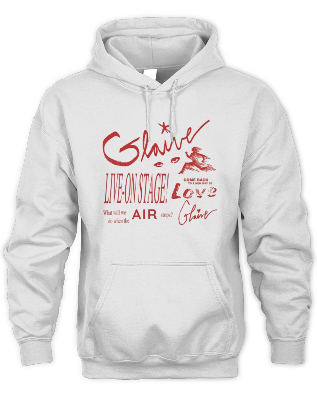 Glaive Merch Store Live On Stage Hoodie | Vecge