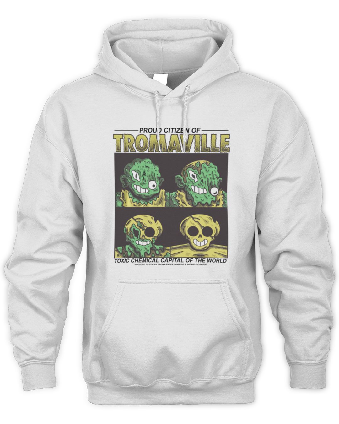 Wizard of Barge Merch TROMA x WOB Tromaville Hoodie