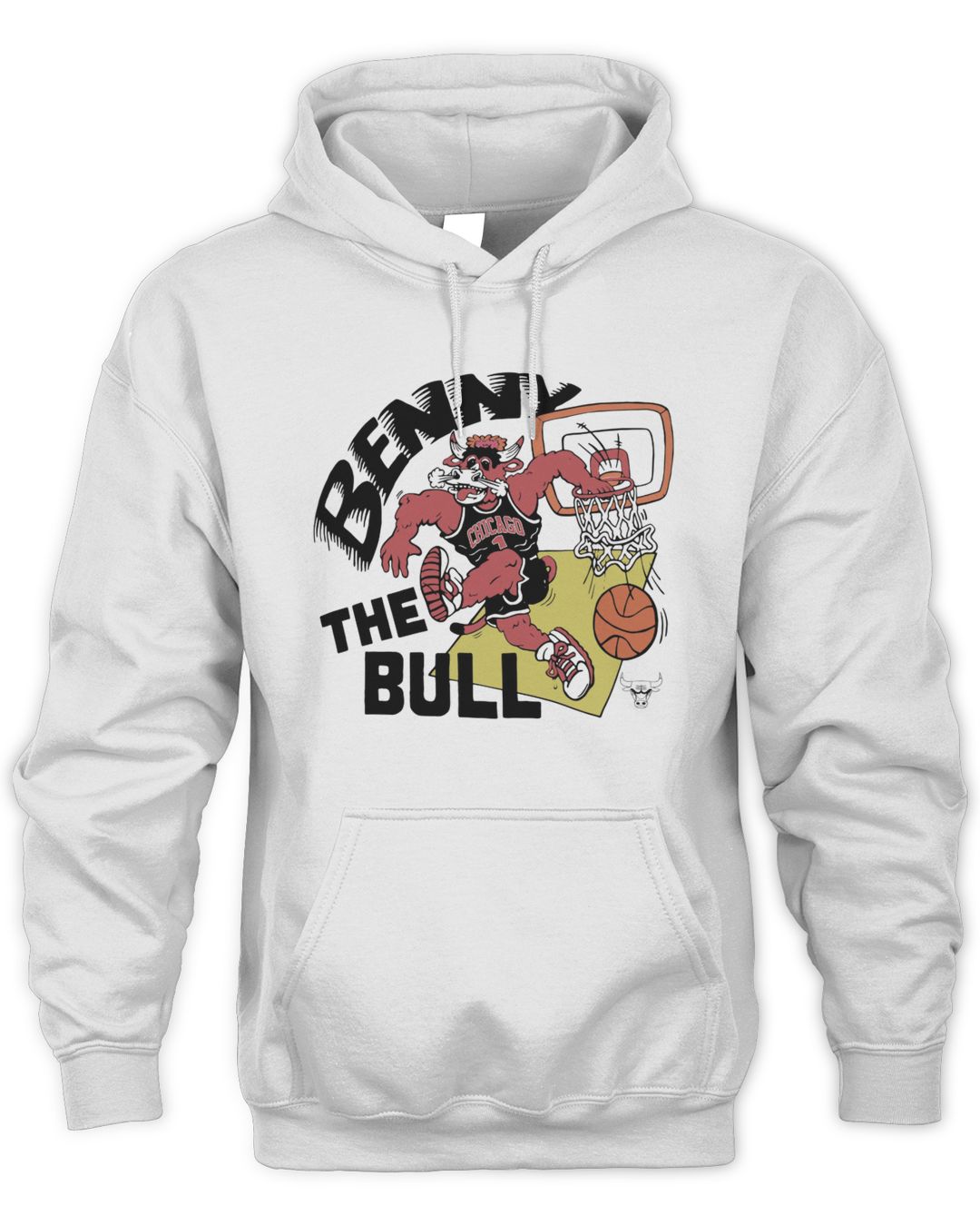 Chicago Bulls Benny The Bull Cartoon Hoodie